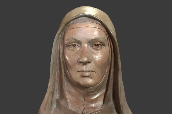 Reconstructie hoe St. Teresa van Ávila er uit heeft gezien ...