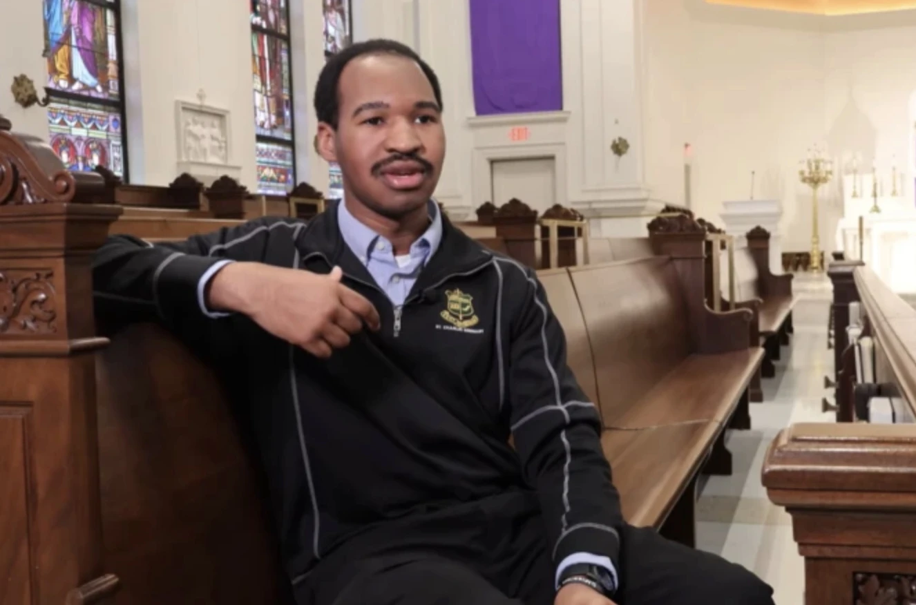 Atleet, bekeerling tot het katholieke geloof en toekomstige priester ...