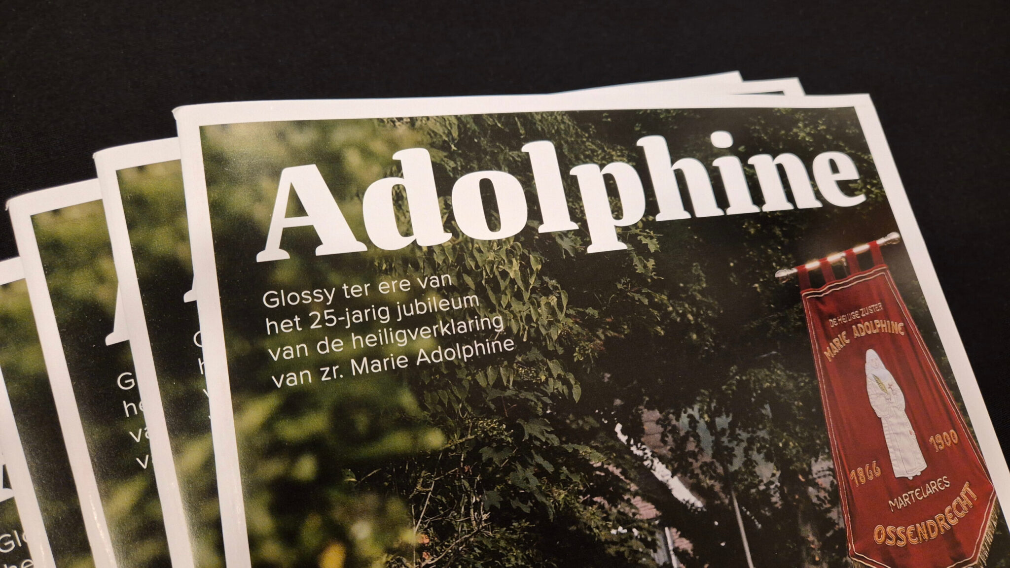 Monument en jubileumglossy ter ere van zuster Marie Adolphine ...