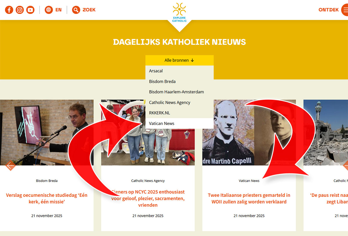 Vaticaans nieuws nu op Explore Catholic - ExploreCatholic